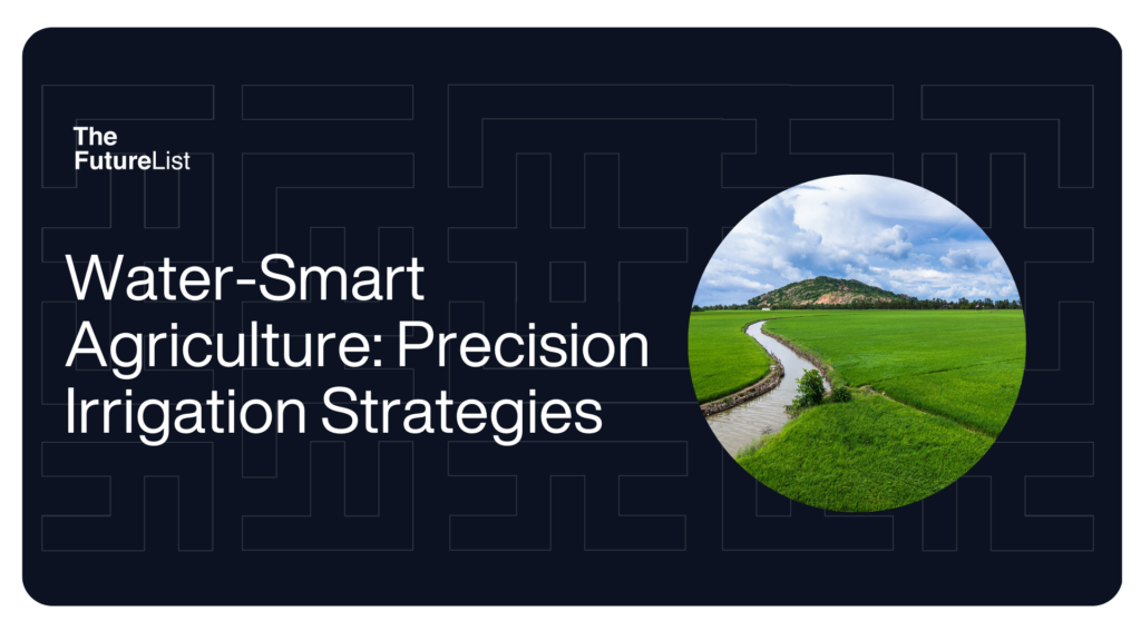 Water-Smart Agriculture: Precision Irrigation Strategies - The ...